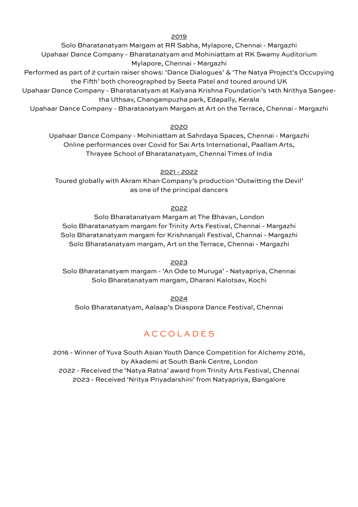 Natyam CV – Pallavi Anand